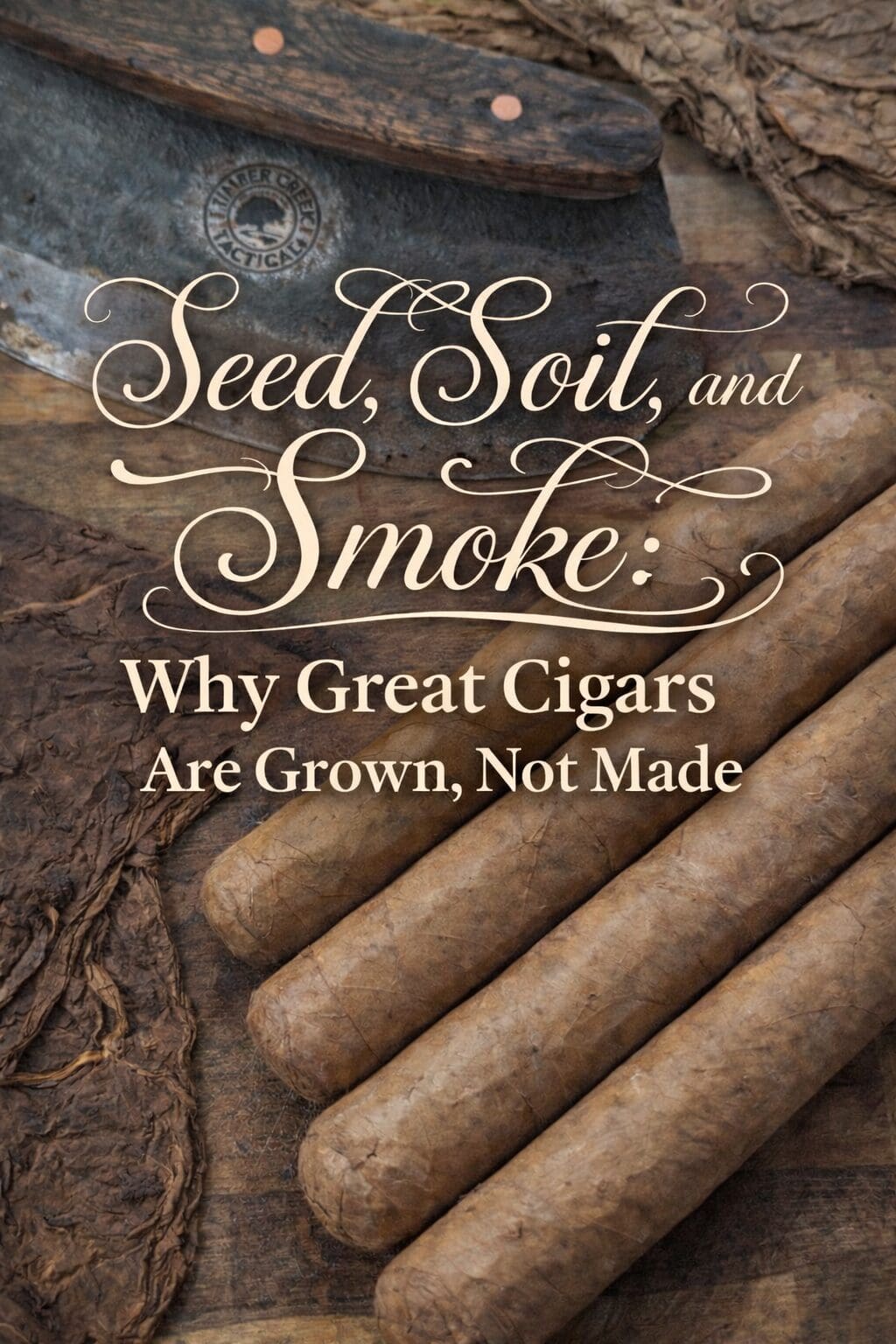Why Great Cigars Are Grown, Not Made - Timber Creek Distillery