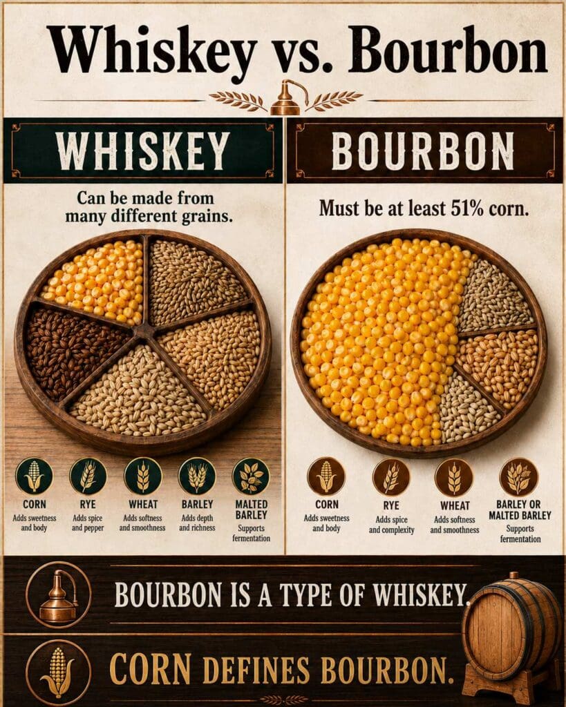 Difference Between Bourban And Whiskey